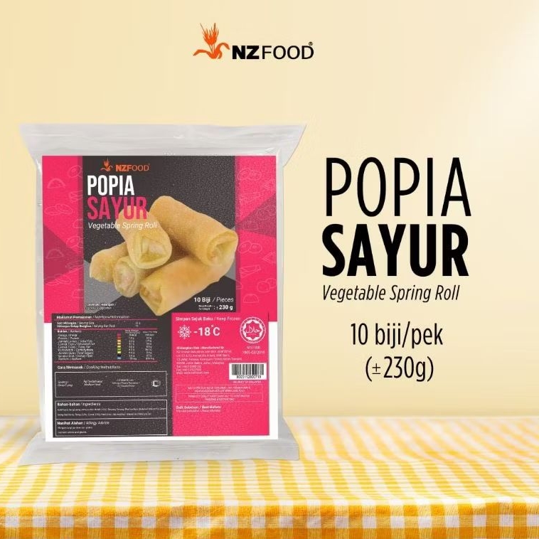 [Halal Frozen] NZ Food Frozen - Popia Sayur (10biji) | Shopee Malaysia
