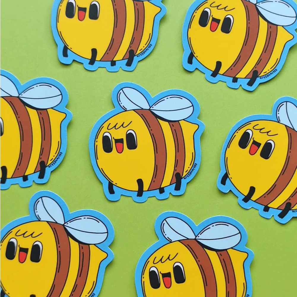 Waterproof/Vinyl Sticker Flake - Buzz The Bee | Shopee Malaysia