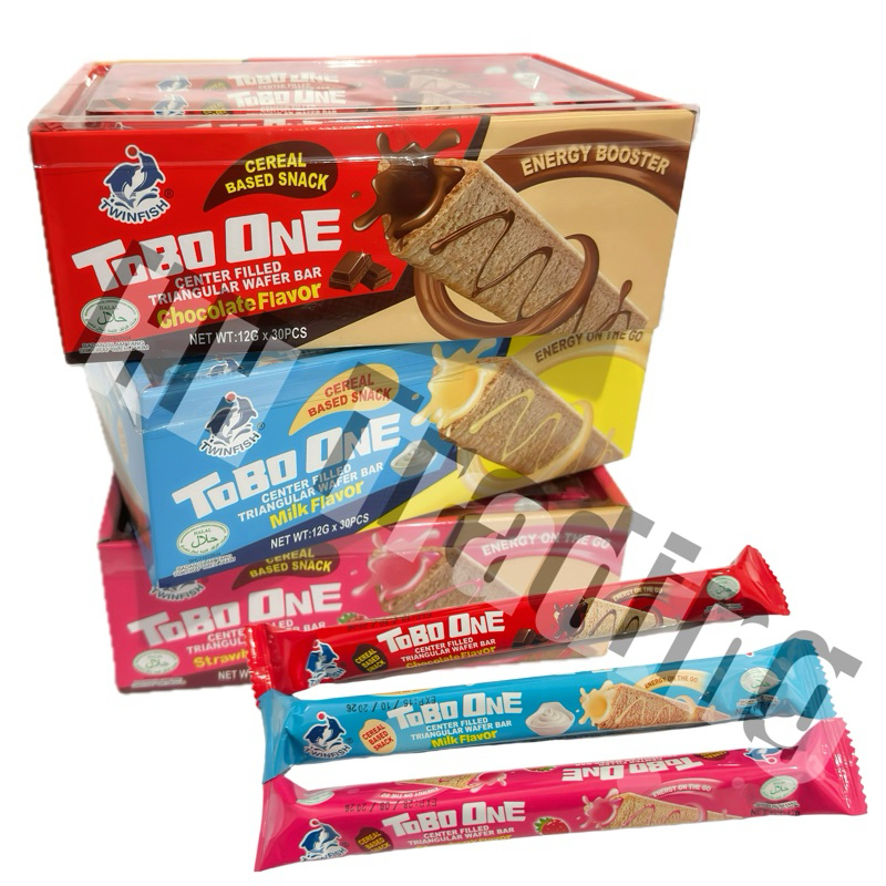 12g x 30’s TWINFISH TOBO ONE CENTER FILLED TRIANGULAR WAFER BAR ...