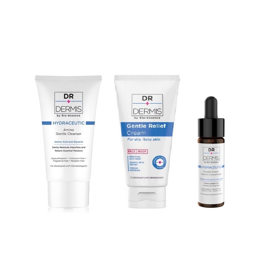 DR.DERMIS Gentle Relief cream 30ml | Vitamin Concentrate 5ml | Amino ...