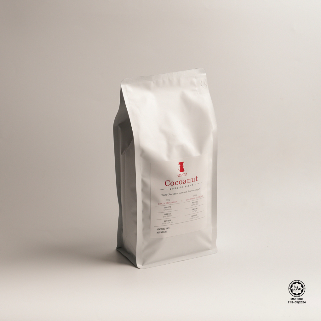 Ang Ang's Roastery Espresso Blend - COCOANUT Coffee Bean (500g/1KG ...