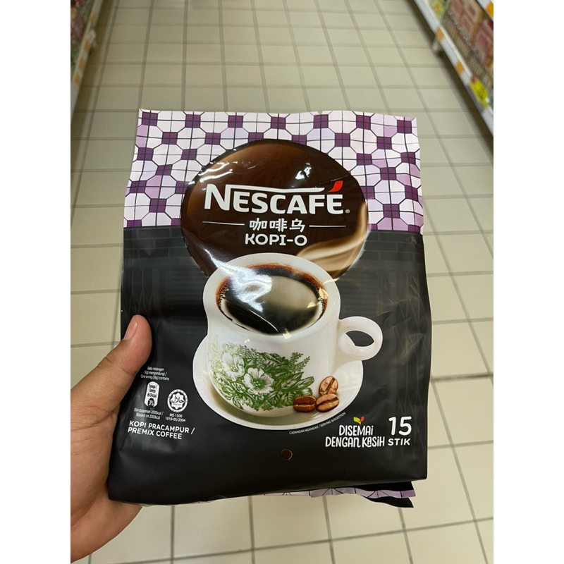 Nescafe Kopi O 3 in 1 15 sachet | Shopee Malaysia