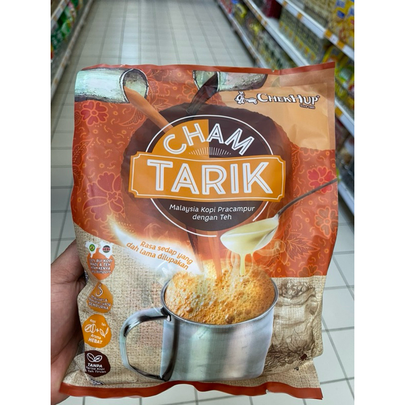Cham Tarik Kopi + Teh 3 in 1 ChekHup 12 sachet | Shopee Malaysia