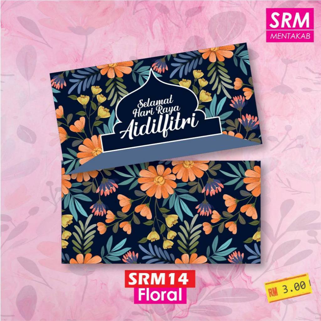 Sampul Raya Floral Fauna | 1 Paket 10pcs | Sampul Raya Viral 2025 ...