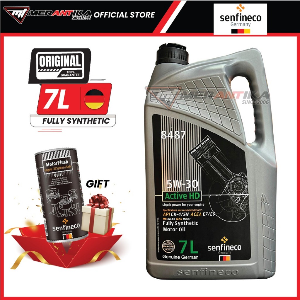 MERANTIKA | SENFINECO 8487 Active HD Fully Synthetic 5W30 7L Diesel ...