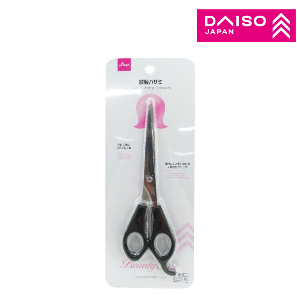 DAISO Stainless Steel Hair Scissors | Shopee Malaysia