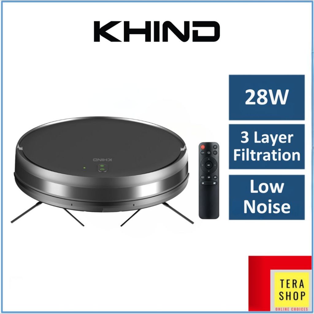 Khind VC9K20 Robotic Vacuum with Intelligent Sensing System | Shopee ...