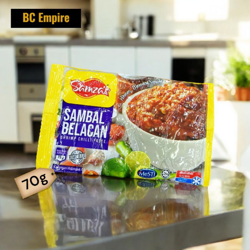 Samza's Sambal Belacan Shrimp Chilli Paste 70g | Shopee Malaysia