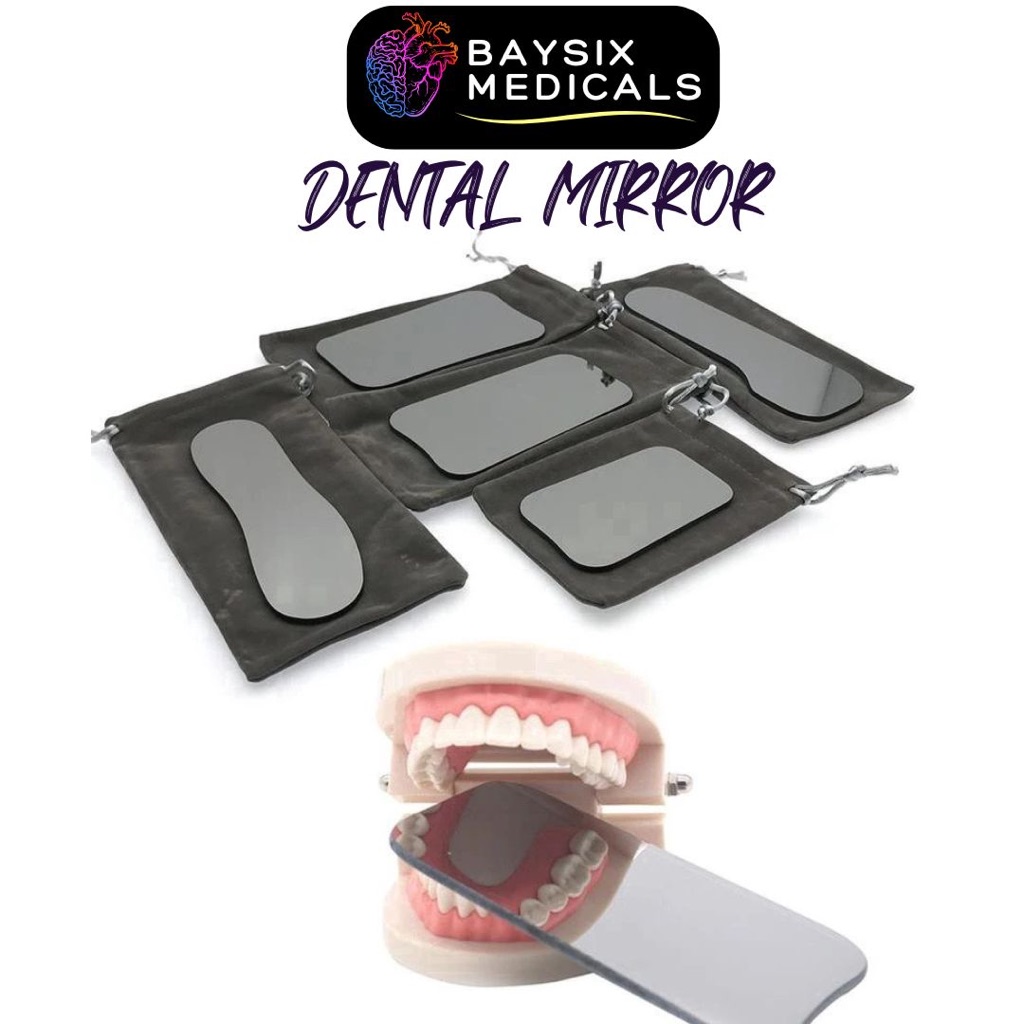 Dental Intraoral Photographic Glass Mirror Rhodium Occlusal | Shopee ...