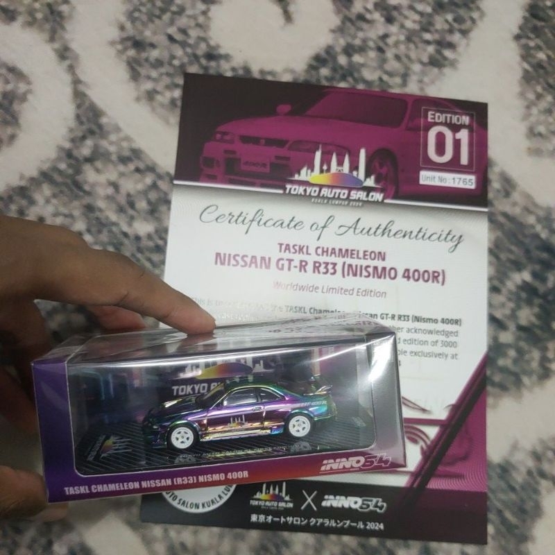 Inno TASKL Chameleon Nissan R33 Nismo 400R with certificate | Shopee ...