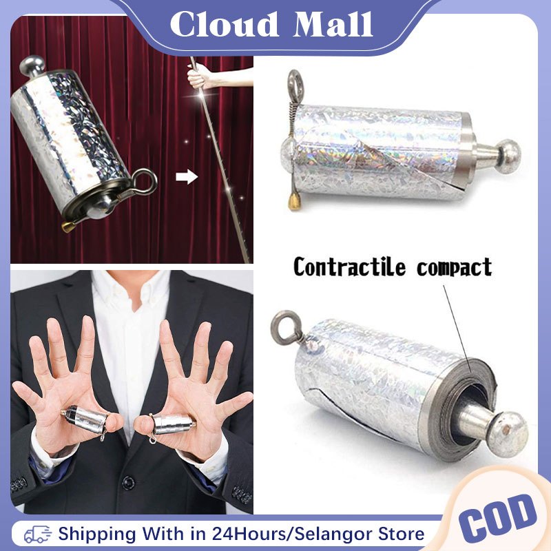 110CM Metal Magic Pocket Wand Magic Stretchable Stick Portable Stage ...