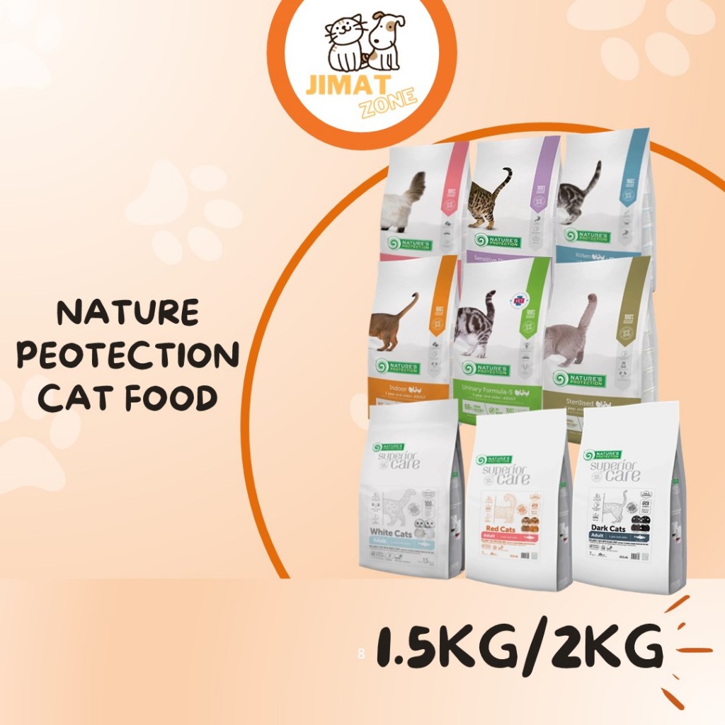 NP Nature's Protection Cat Food Superior Care 1.5kg / Super Premium 2kg ...