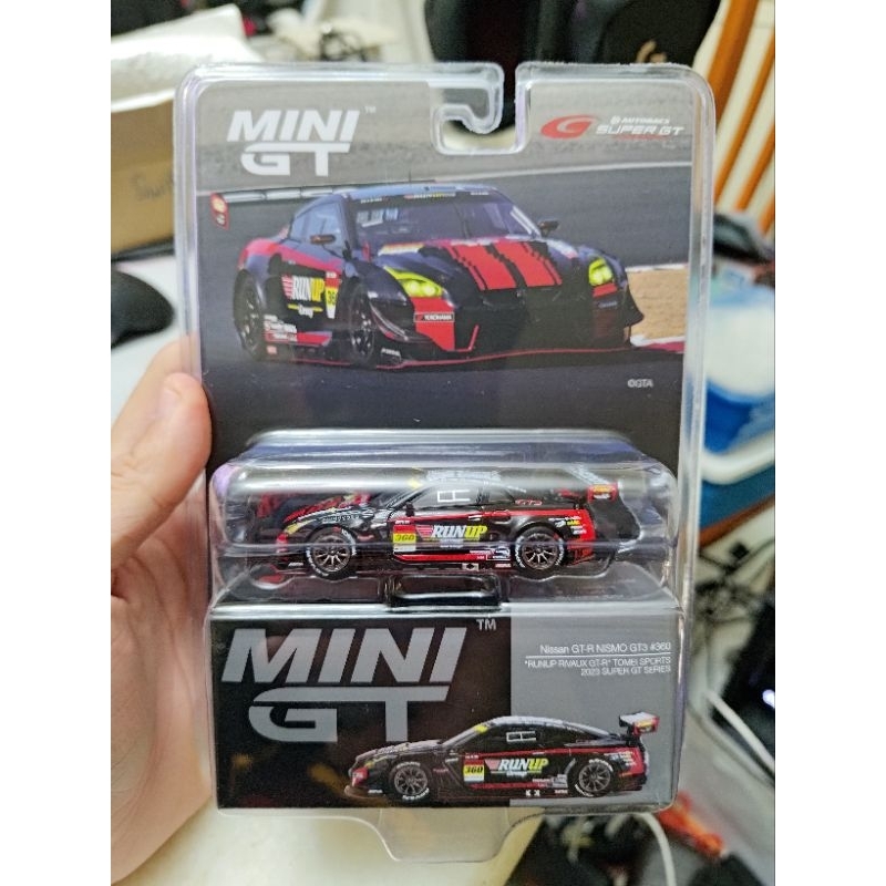 Mini GT Nissan GT-R NISMO GT3 #360 "RUNUP RIVAUX GT-R" TOMEI SPORTS ...