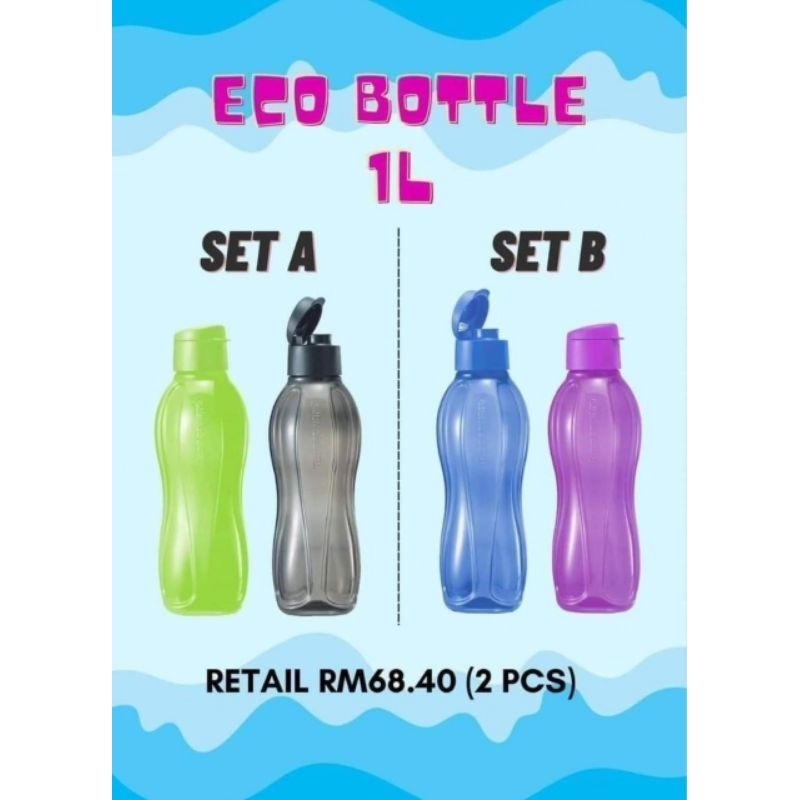 Eco botol 1L ada 4 warna | Shopee Malaysia
