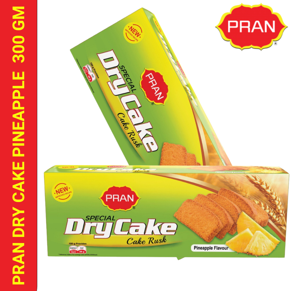 PRAN DRY CAKE PINEAPPLE 300 GM | Shopee Malaysia