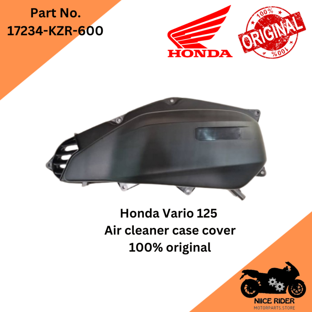 Honda Original VARIO125 Cover Sub Assy Air Cleaner box tutup kotak ...
