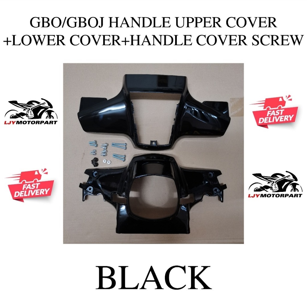 HONDA GBO GBOJ HANDLE UPPER COVER+HANDLE LOWER COVER+HANDLE COVER SCREW ...