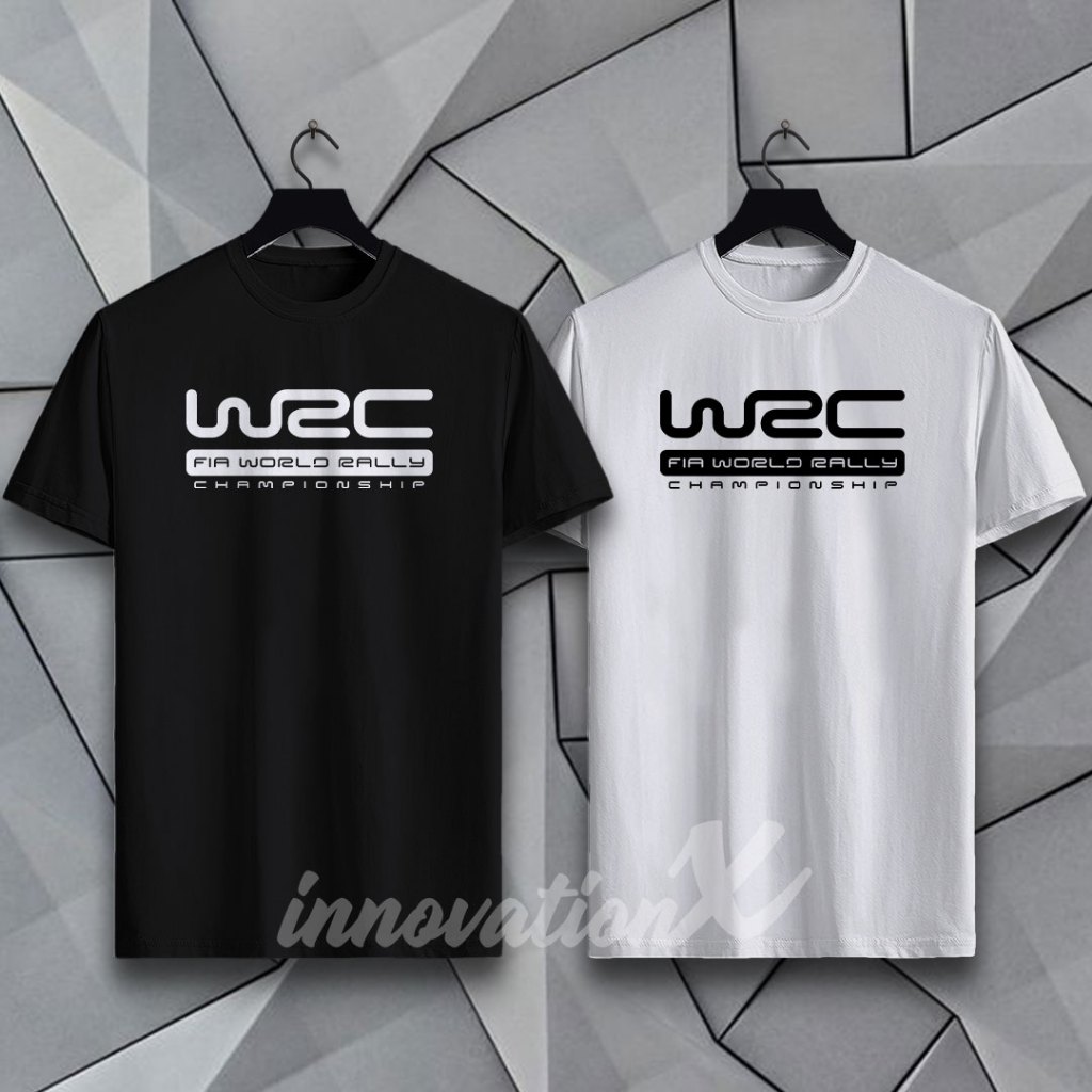 Streetwear T-Shirt WRC World Rally Championship 100% Cotton Baju ...