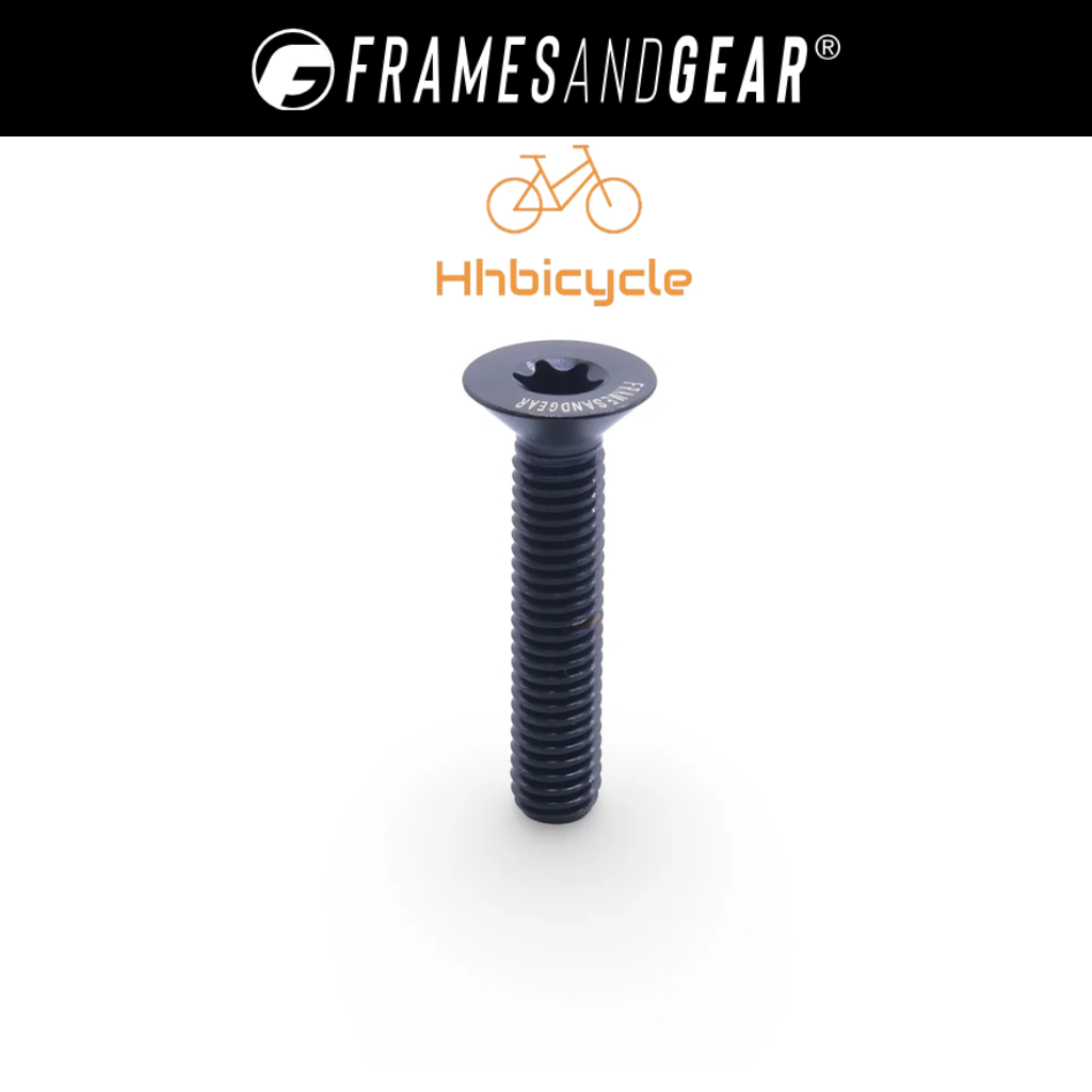 Framesandgear Titanium Top Cap Bolt M6*30 Black (flat head) | Shopee ...