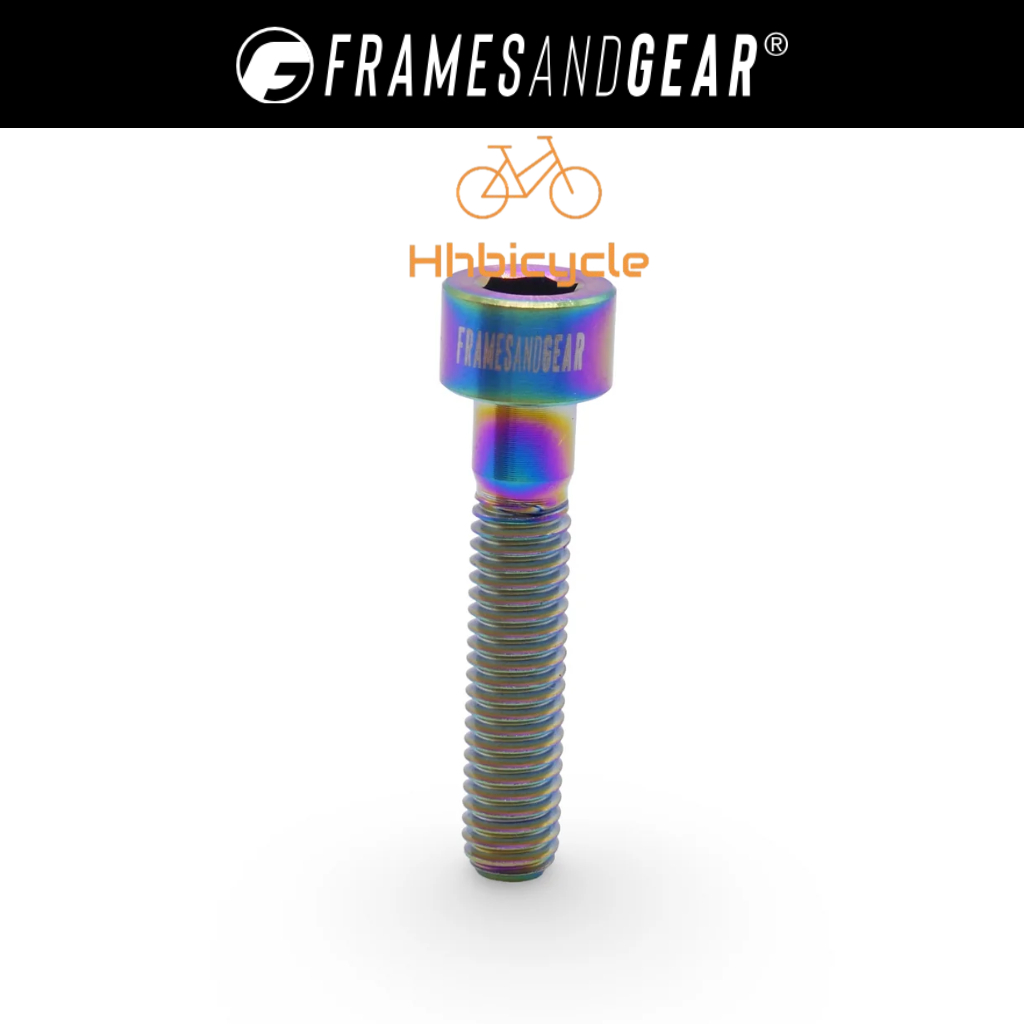 Framesandgear Titanium Top Cap Bolt M6*30 Oilslick (Cylindrical Head ...