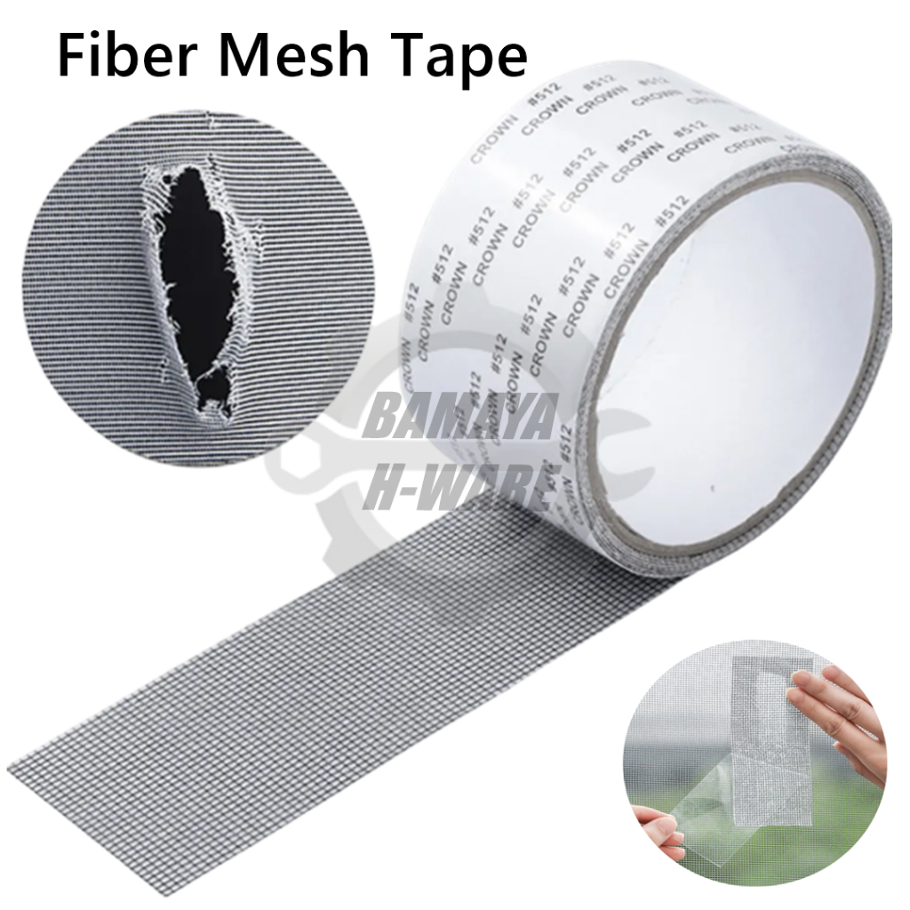 BMY 48MM Fiber Mesh Tape. Fiberglass Covering Mesh Repair Tape ...