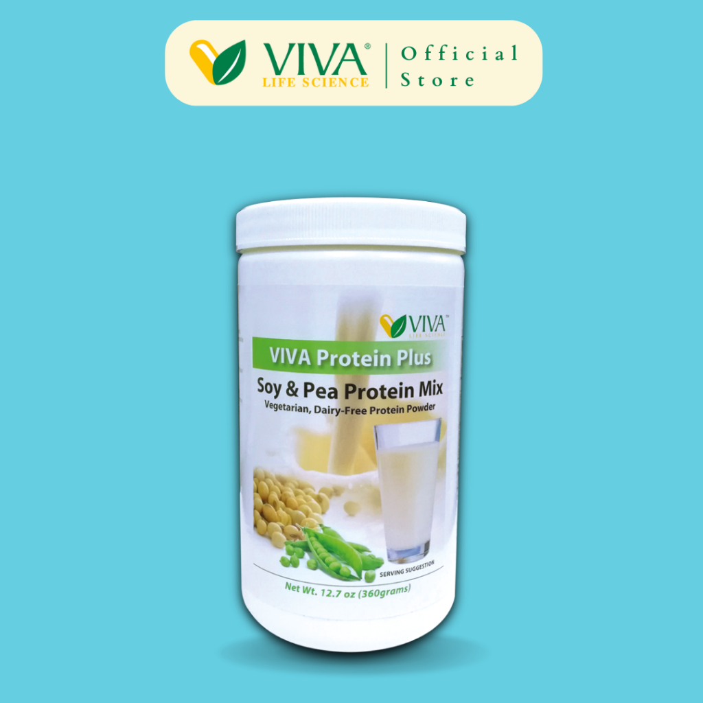 VIVA Protein Plus - Soy & Pea Protein Mix (12.7 oz/360 grams) 威望高植蛋白素 ...