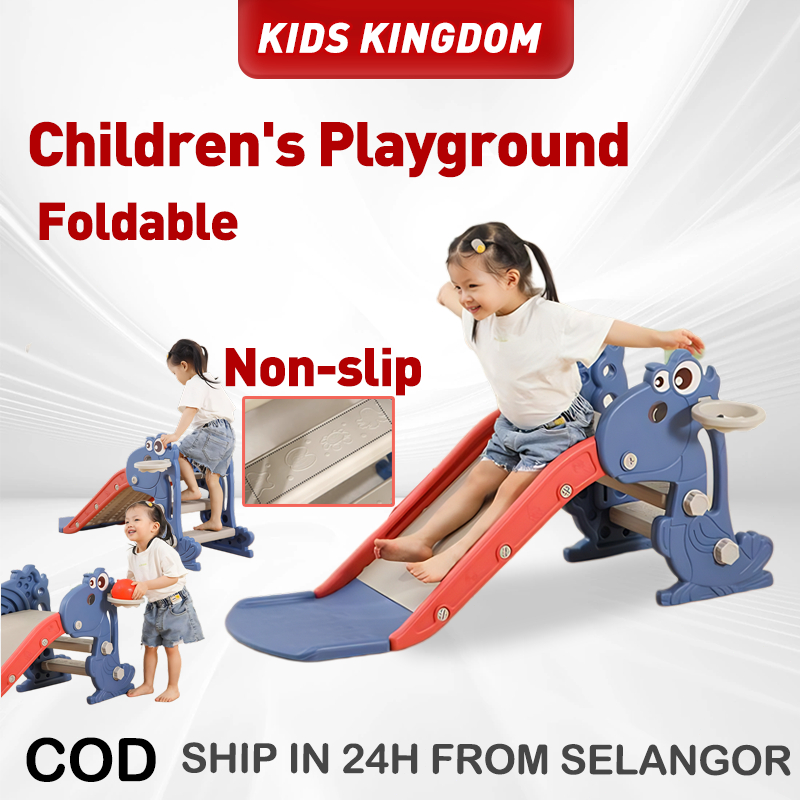 Foldable Gelongsor Kanak Kanak Slide for Kids Playground Kids Non-Slip ...