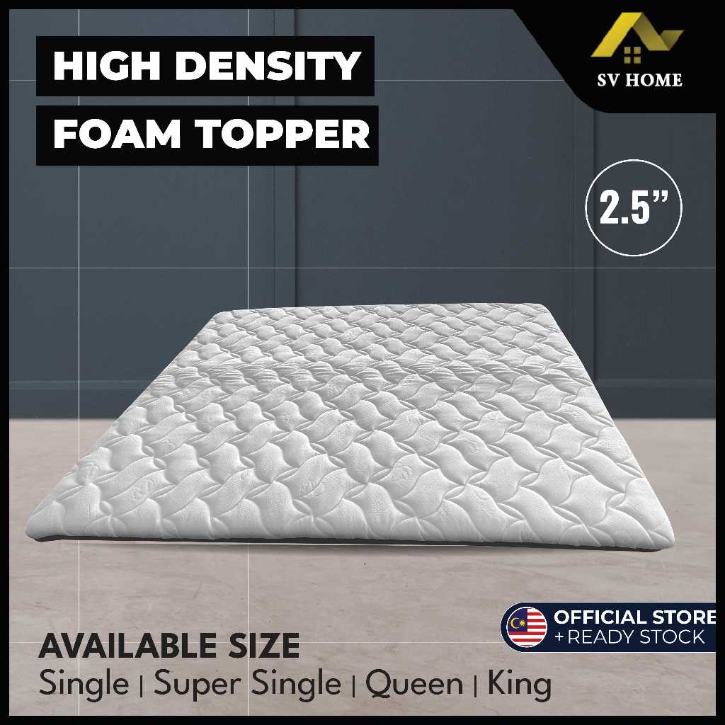 [Free Delivery]SV Home Topper Mattress Alas Tilam High Density Foam ...