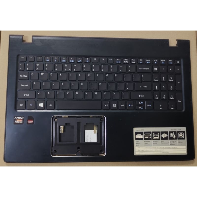 Acer aspire E15 E5-553G bottom case cover palm Rest ram cover | Shopee ...