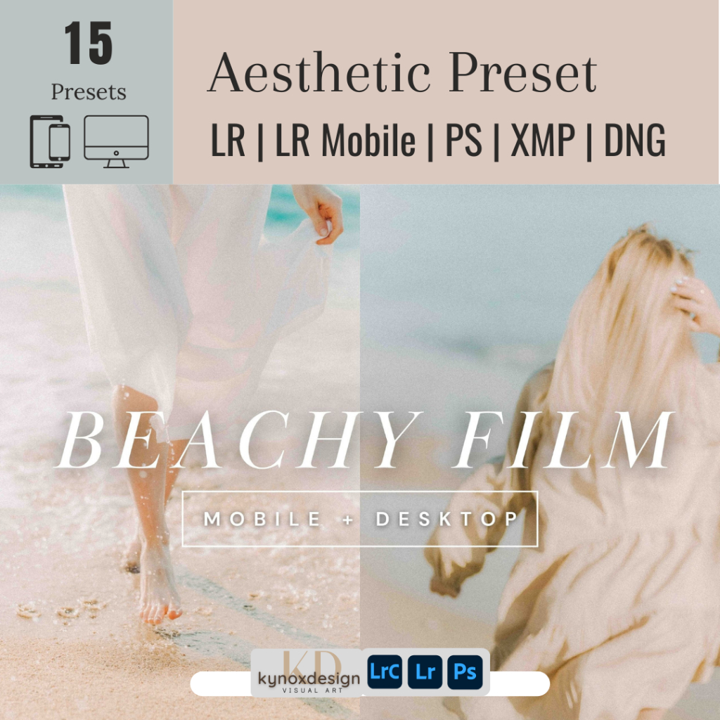 [Lightroom Preset] Aesthetic Preset - Beachy Film for LR/LR(mobile)/PS ...