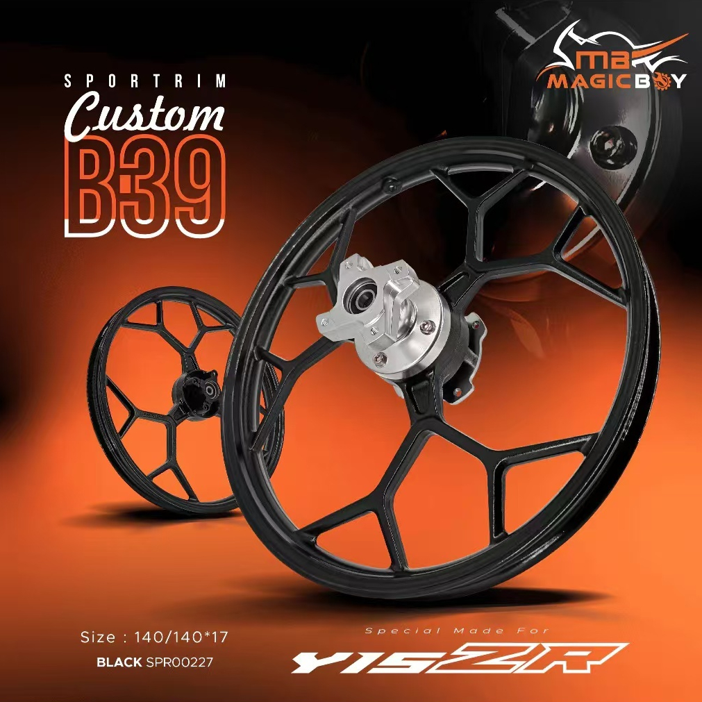 MAGIC BOY B-39 AEROX STYLE SPORT RIM CUSTOM HUB Y15ZR Y15 Y SUKU V1 V2 ...