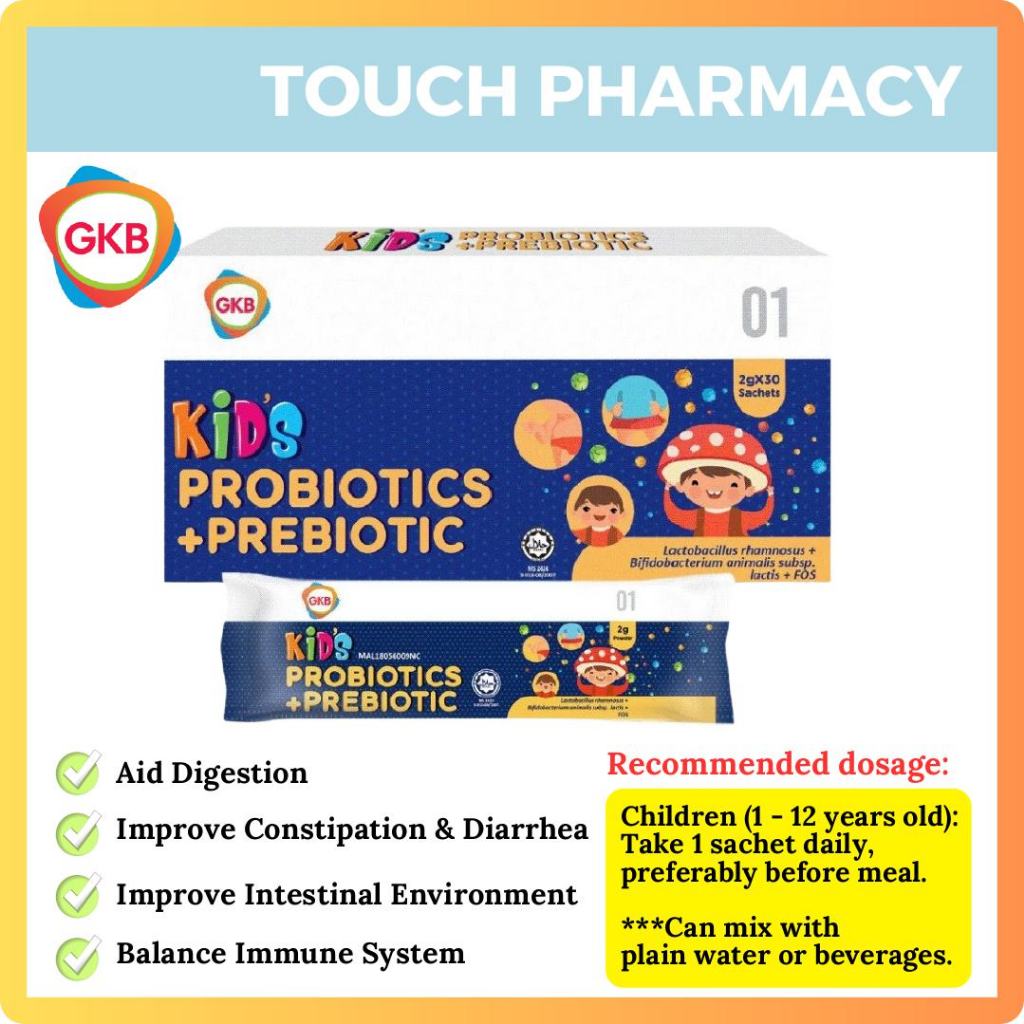 GKB Kids Probiotic+Prebiotic 2g x 30's/BOX | Shopee Malaysia