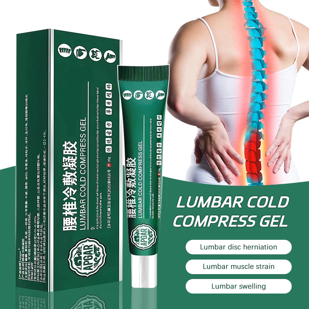 Lumbar type cold compress gel lumbar spine knee pain gel Spinal Joint ...