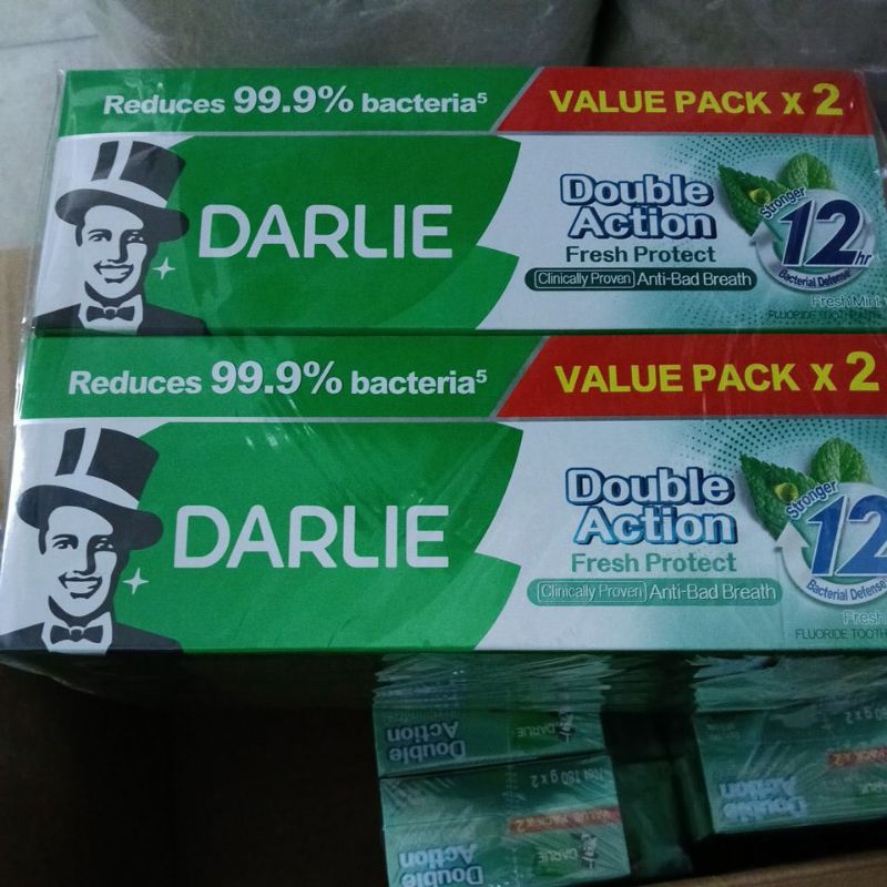 Darlie Double Action Fresh Protect Toothpaste(180gx2) #no free gift# | Shopee Malaysia