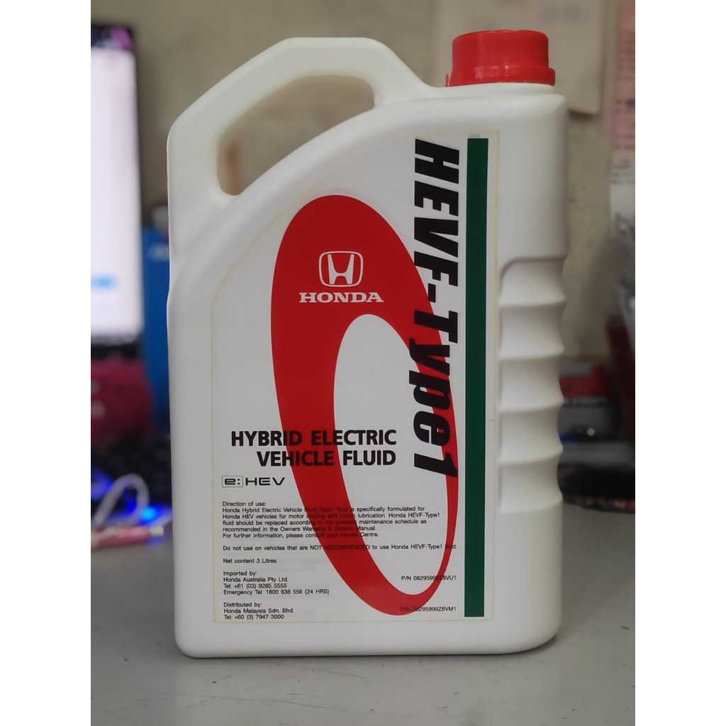 [ Honda Genuine ] HEVF-Type 1 Hybrid Electric Vehicle Fluid [ 4L ...
