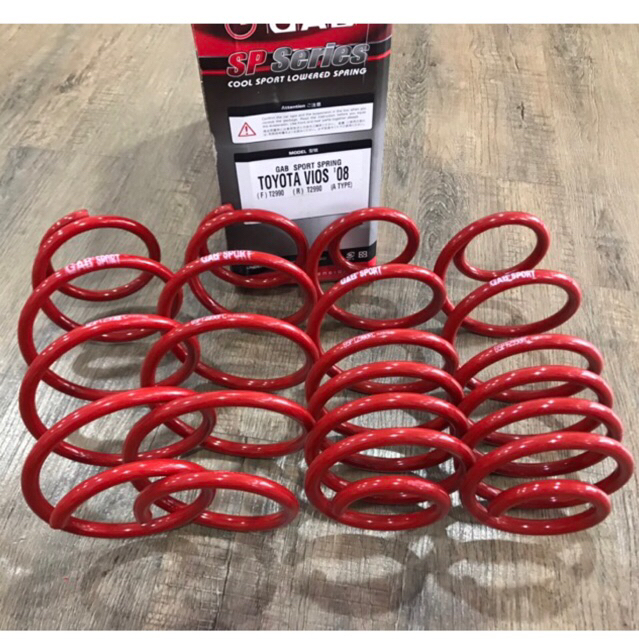 GAB Spring Sport Toyota Vios 08 NCP93 Lowered Sport Spring Vios Lowered ...