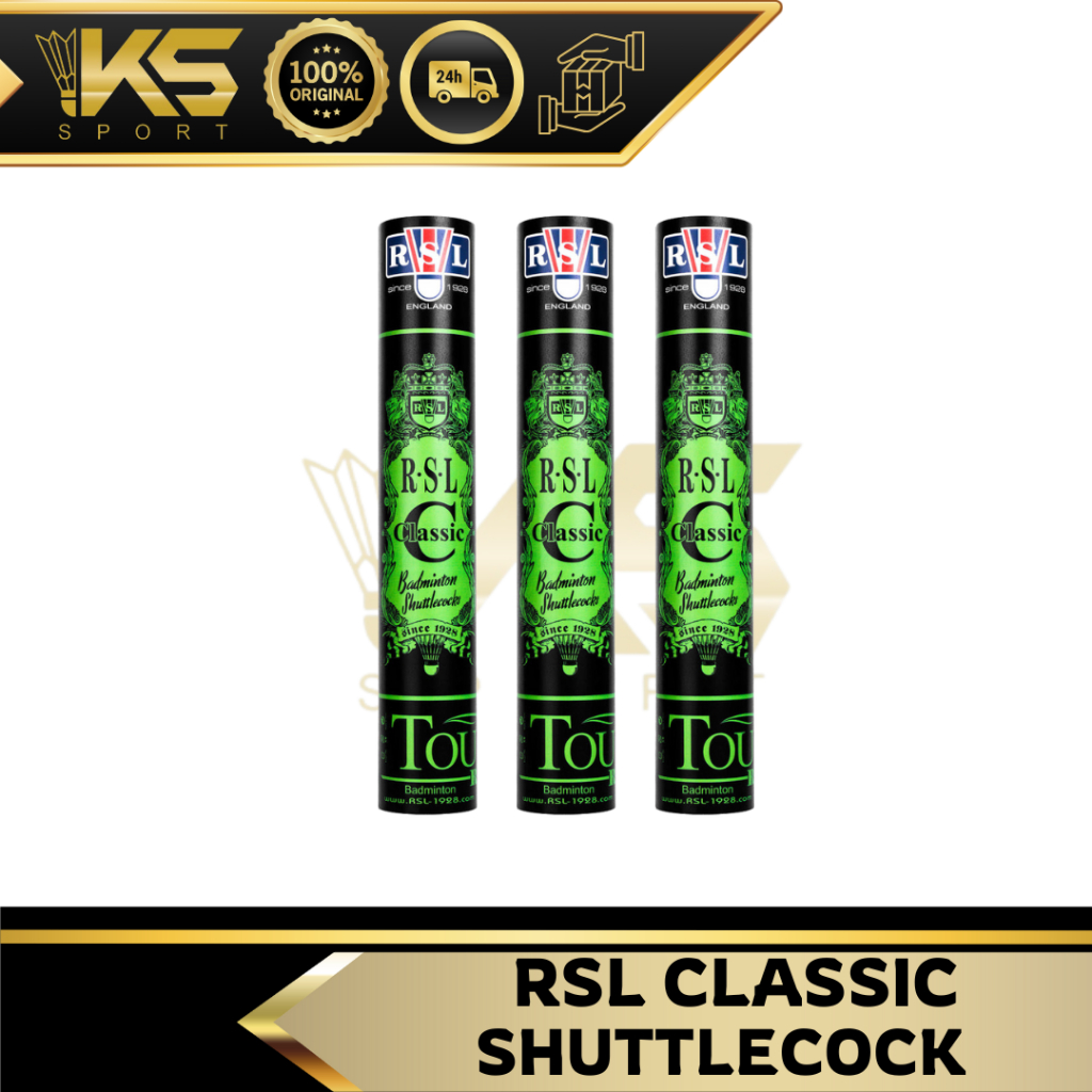 RSL CLASSIC TOURNEY SHUTTLECOCK (100% ORIGINAL) | Shopee Malaysia