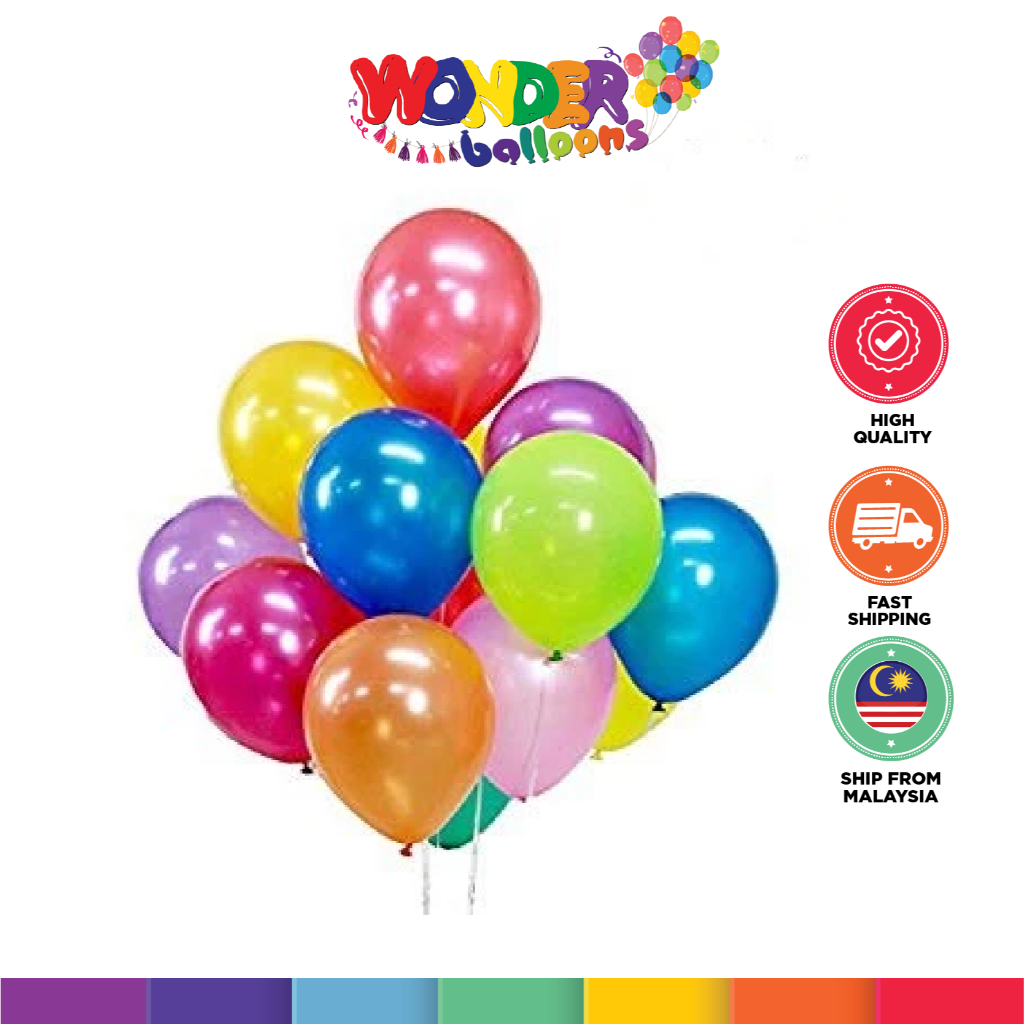 (100 PC) BK High Quality 12 Inch Round Latex Balloons | Pastel ...