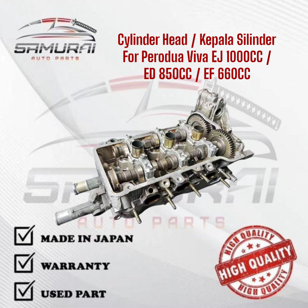 Cylinder Head / Kepala Silinder Perodua Viva EJ 1000CC / ED 850CC / EF ...