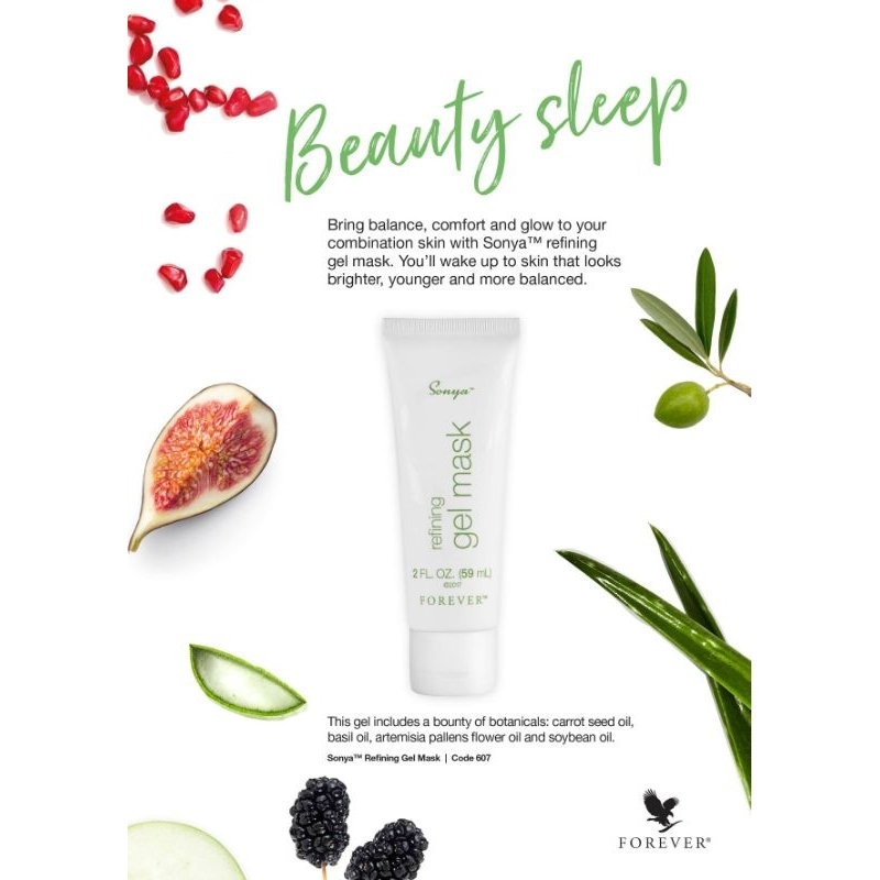 (Ready Stock) Forever Living Sonya Refining Gel Mask (59ml) | Shopee ...