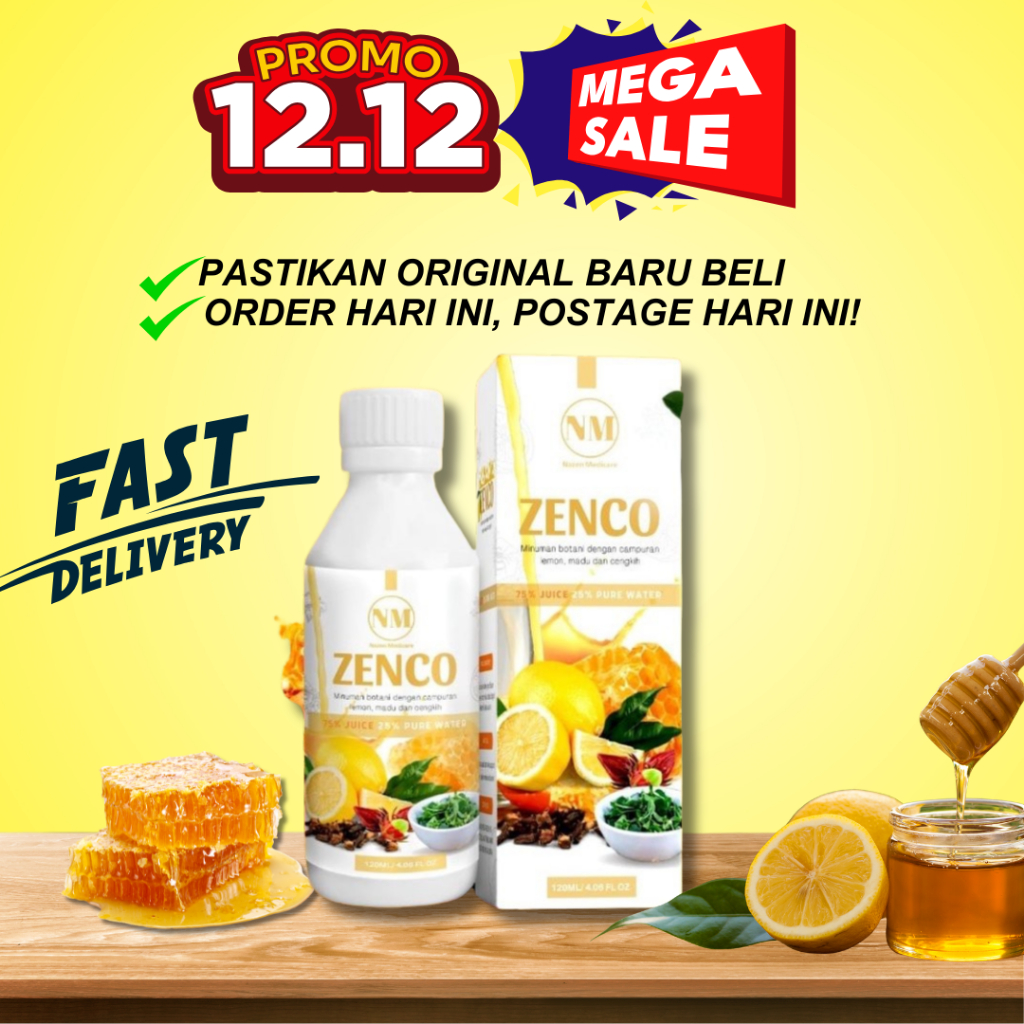 ZENCO Syrup Batuk Dewasa Campuran Lemon Cengkih Madu Halia Sakit Tekak ...