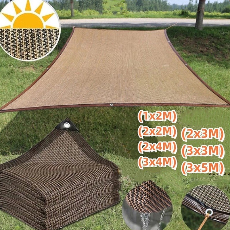 Sun Shade Net Anti UV Sunshade Net Garden Patio Pool Shade Sail Outdoor ...