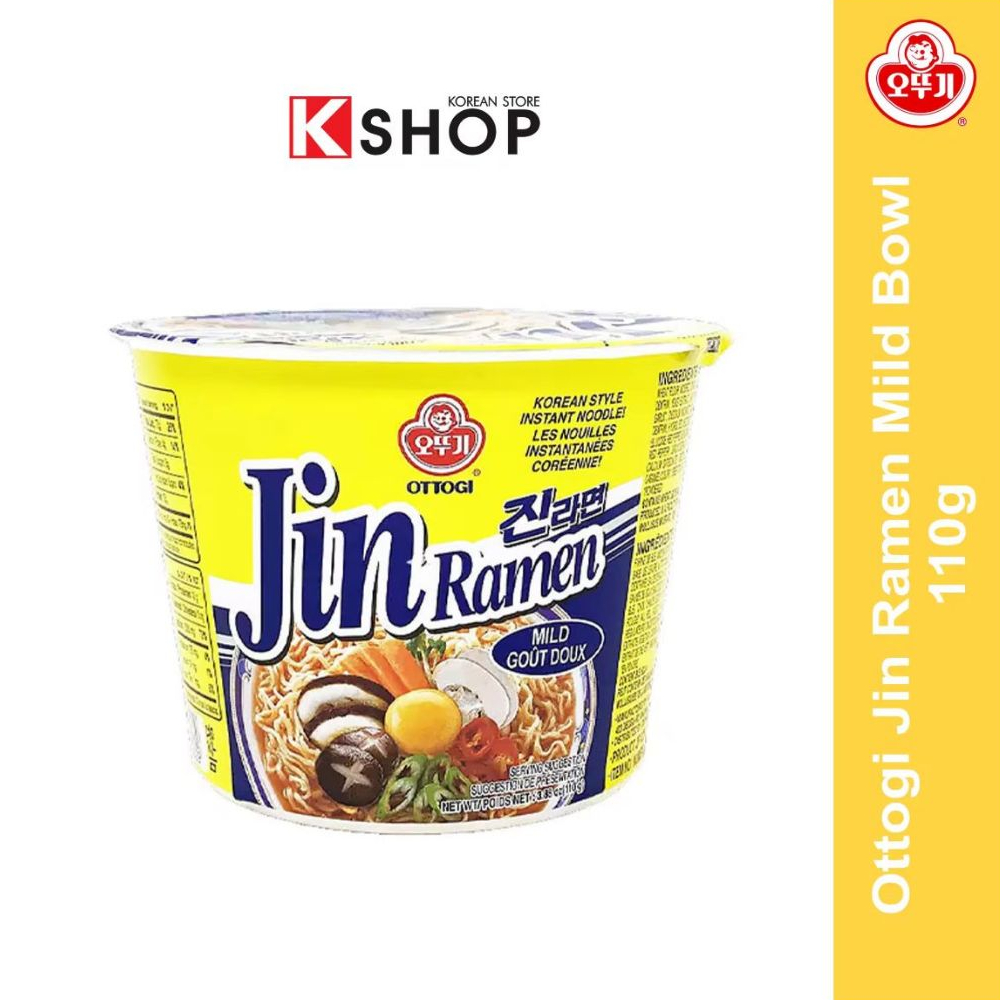 Ottogi Jin Ramen Mild Bowl (110g) EXP date: SEPT 2025 | Shopee Malaysia