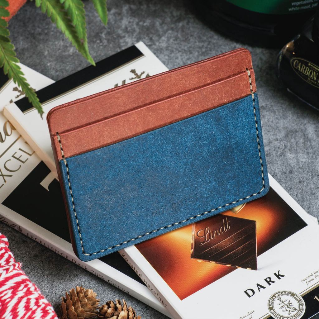 GLIMMORA - Handmade Full Grain Leather Card Holder Custom. | Shopee ...