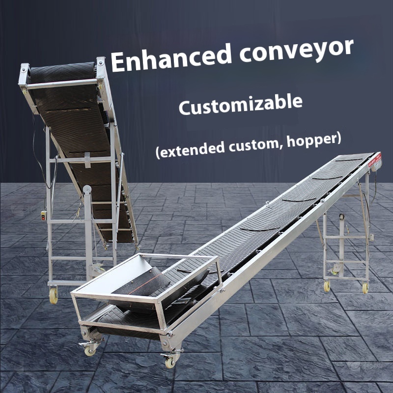 Foldable Small Conveyor Belt With Anti Slip For Logistics Loading And ...