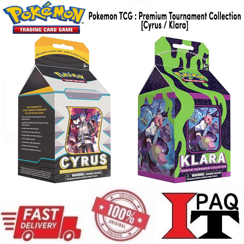 Pokémon TCG: Cyrus Premium Tournament Collections / Pokémon TCG: Klara ...