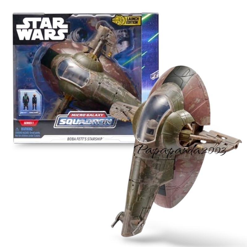 Star Wars Micro Galaxy Squadron Boba Fett's Starship Slave 1 from the ...