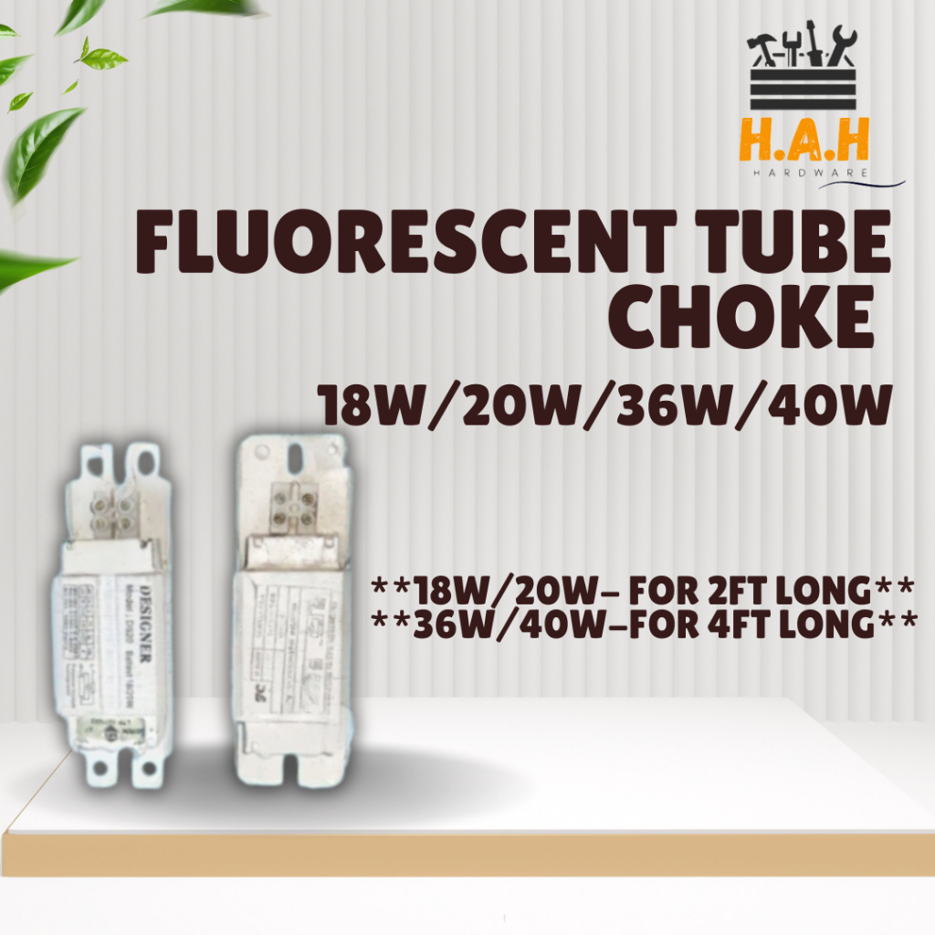 18W/20W/36W/40W FLUORESCENT TUBE CHOKE LAMP TUBE BALLAST | Shopee Malaysia