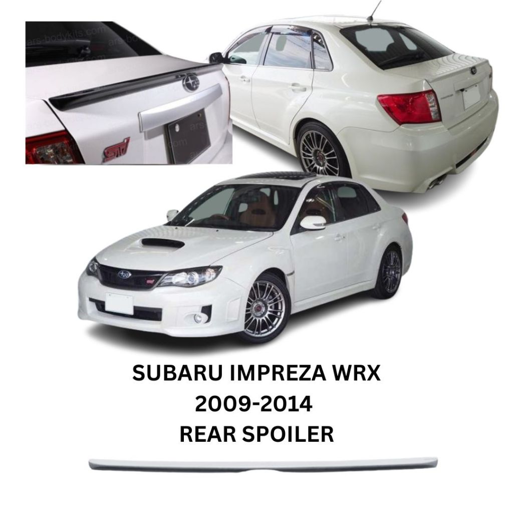 SUBARU IMPREZA WRX 2009-2014 REAR SPOILER | Shopee Malaysia