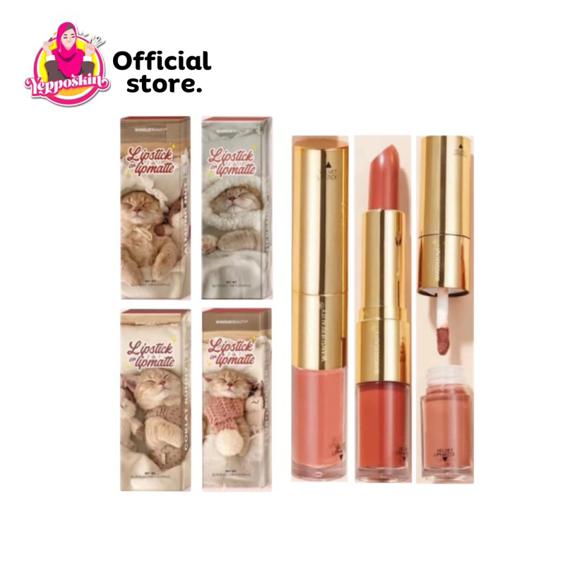 Wansue NEW Beauty Lipmatte Soft Matte Velvet Lipmatte Baldu Barbie ...